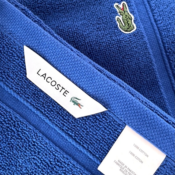 Lacoste | Bath | 2 Set Of Brand New Lacoste Large Size Bath Towel 3x53 ...